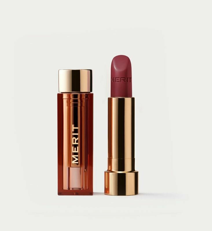 Merit Помада для губ Signature Lip Lightweight Lipstick, 3 гр, Fashion is Soft Berry, сатиновая