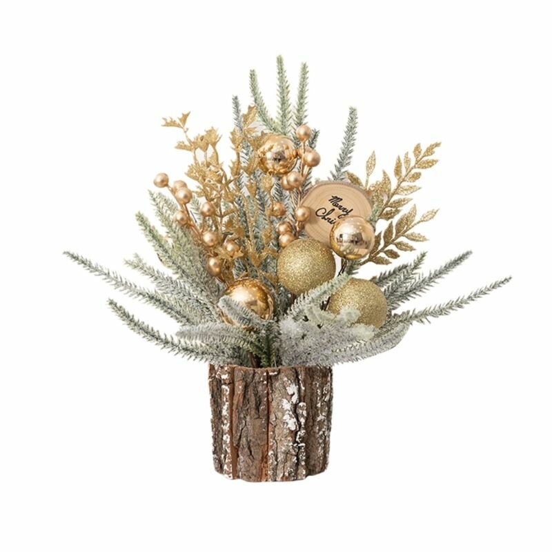 Имитация ведра из коры для украшения небольшого дерева-D тип