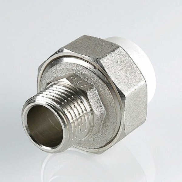 Муфта разъем ППР 20x3x4 нар VALTEC