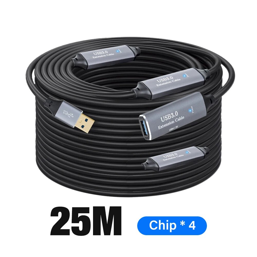 Активный удлинитель USB 3.0 5/10/15/20/30 м 25m