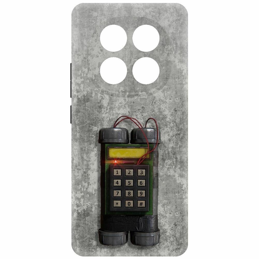 Чехол-накладка Krutoff Soft Case Cтандофф 2 (Standoff 2) - C4 для Xiaomi Redmi Note 14 Pro 5G/Poco X7 черный