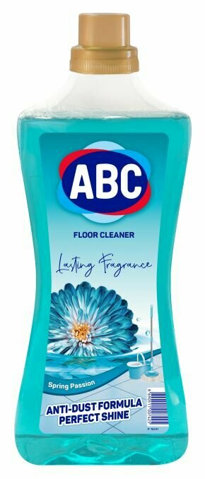 ABC Универсальное средство для мытья пола Формула против пыли Purpie Flowers, 900 мл. ABC моющее средство для пола Весенняя страсть / АВС Турция