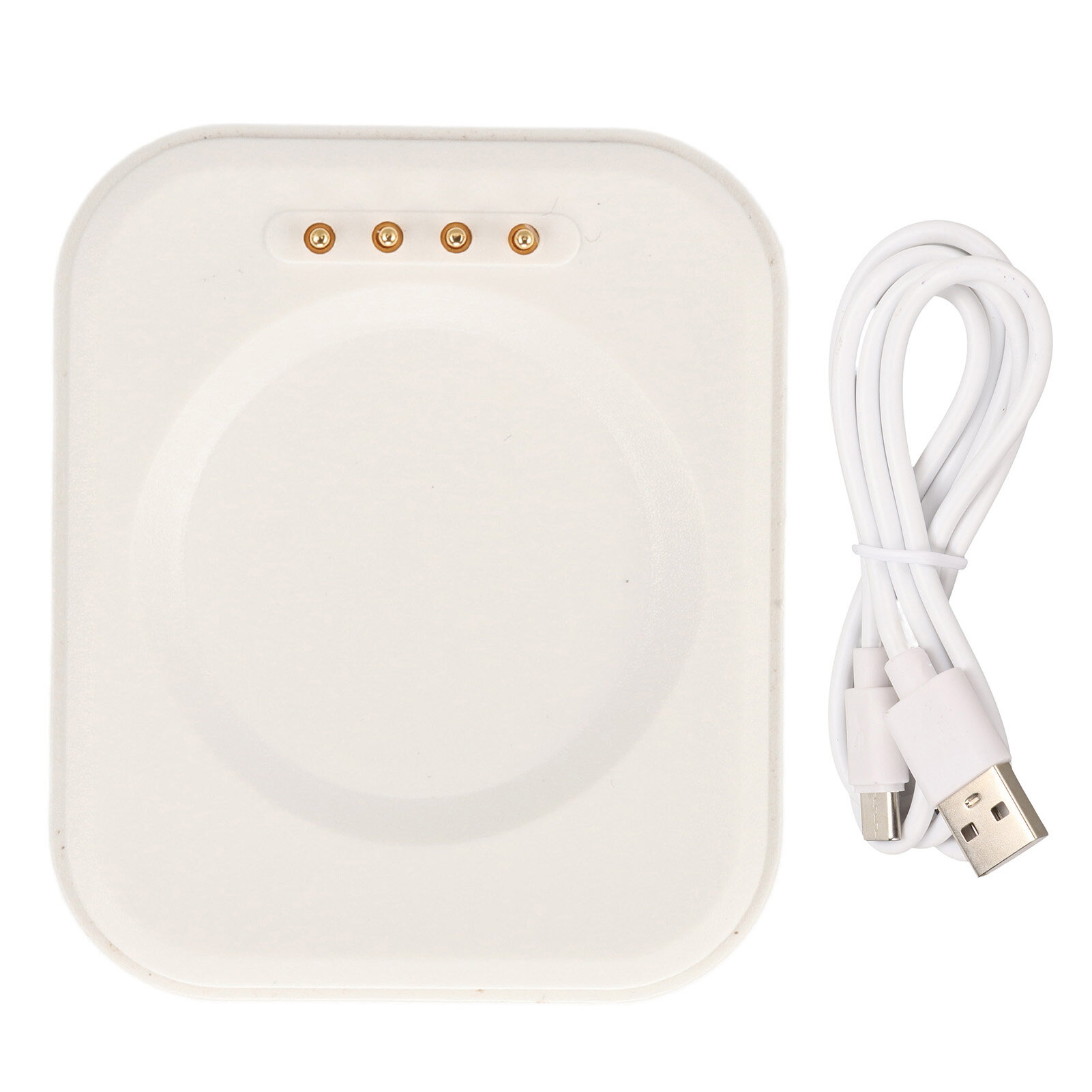 USB-магнитная зарядная станция, зарядная док-станция для умных часов, USB-кабель, зарядное устройство для Oppo Watch 2 3 3Pro, белый