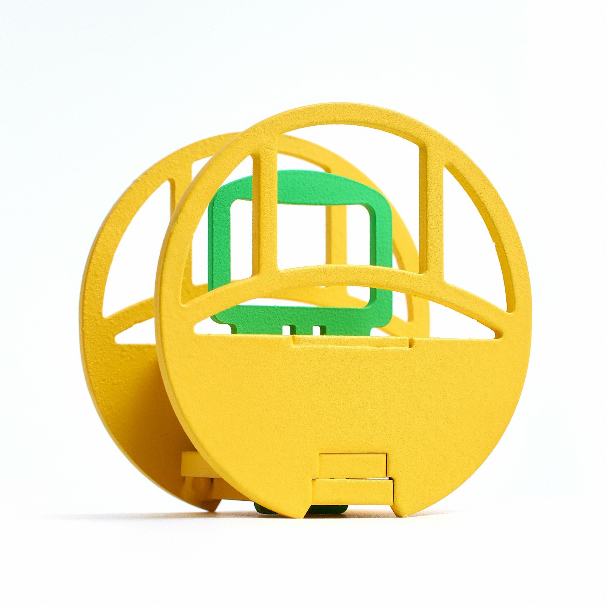 Хоккейный тренажёр Roly-Poly (высокий жёлтый)