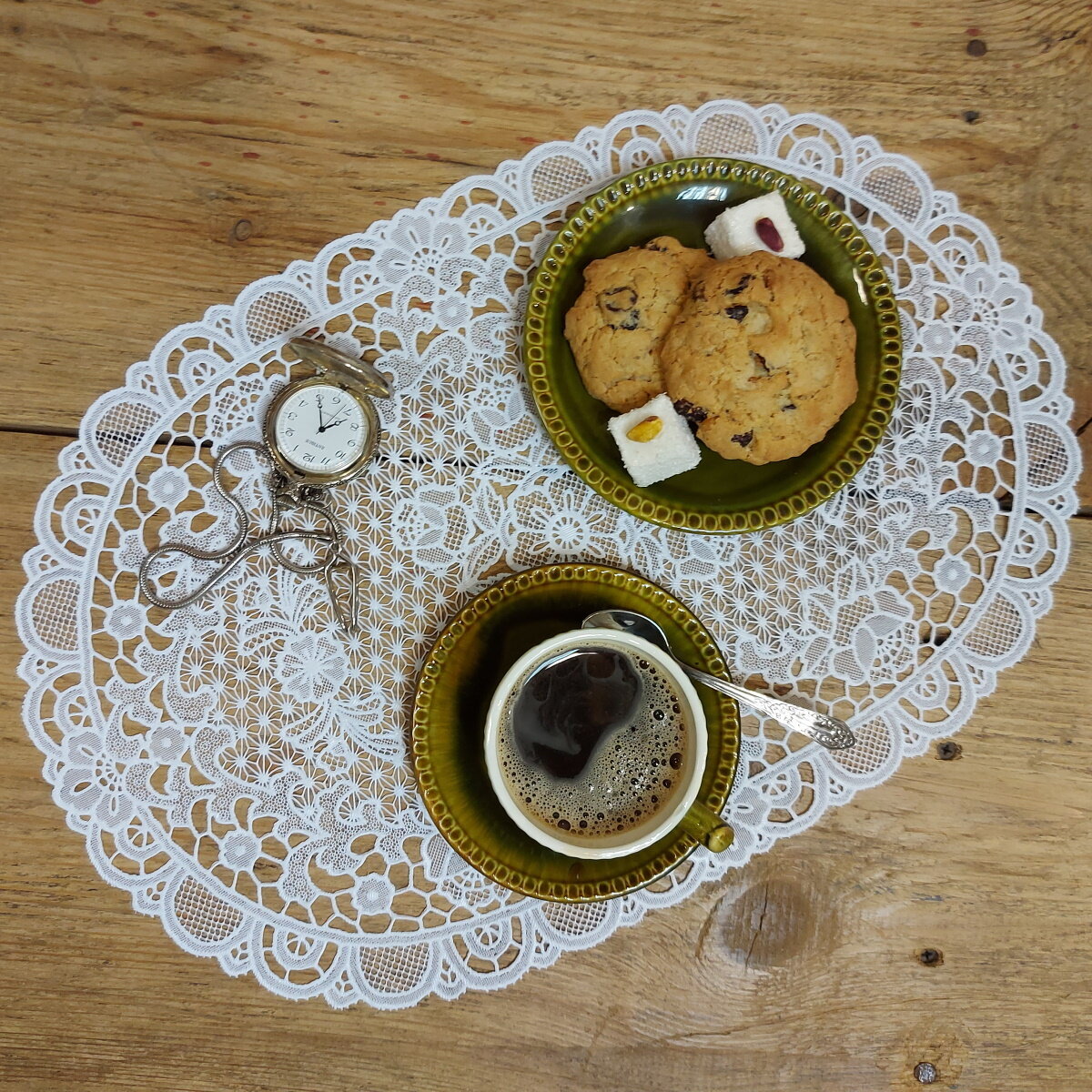 Набор овальных салфеток Fine Lace JS1011 30х45, белая