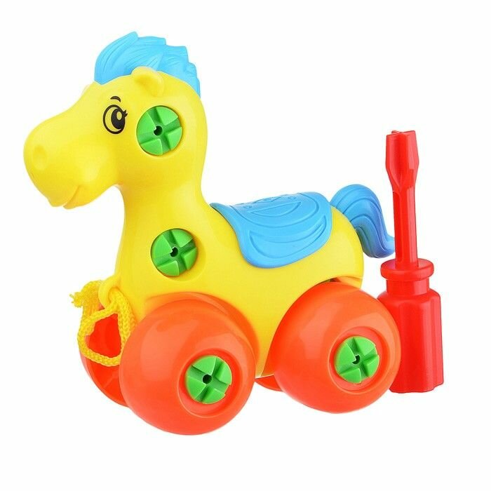 Конструктор Tongde Лошадка "Собери сам", в пакете (162-1606TD/88303)