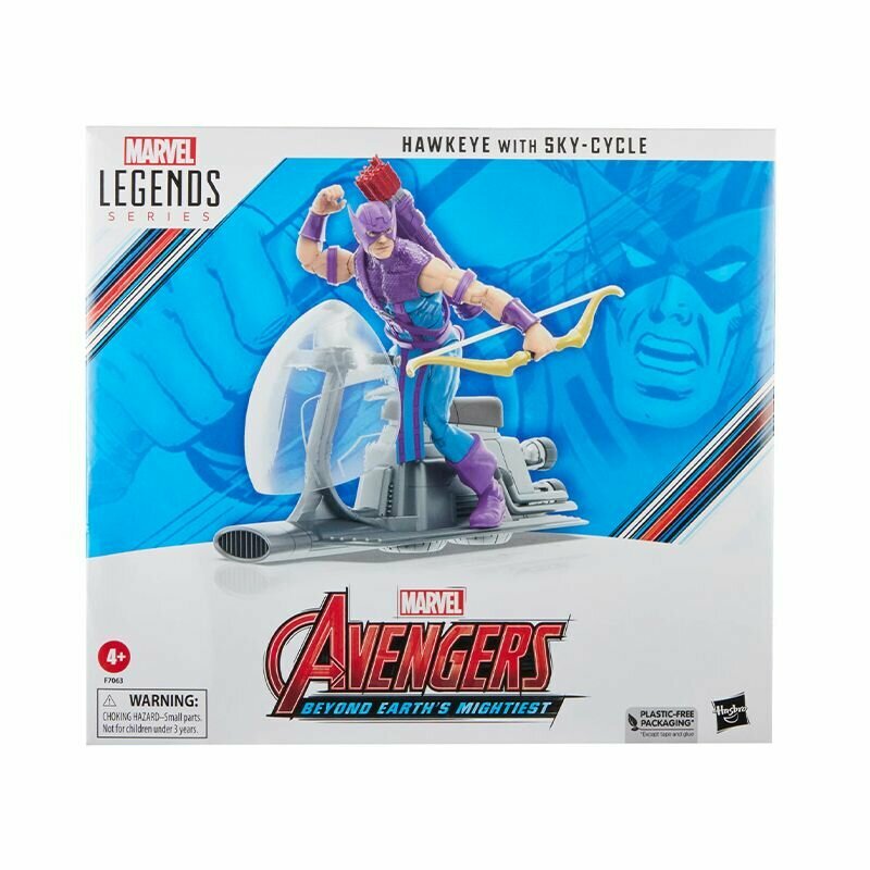 Hasbro Marvel Legends Series Hawkeye with Sky-Cycle / Легенды Марвела Серии Коллекционная 6-дюймовая фигурка и транспортное средство