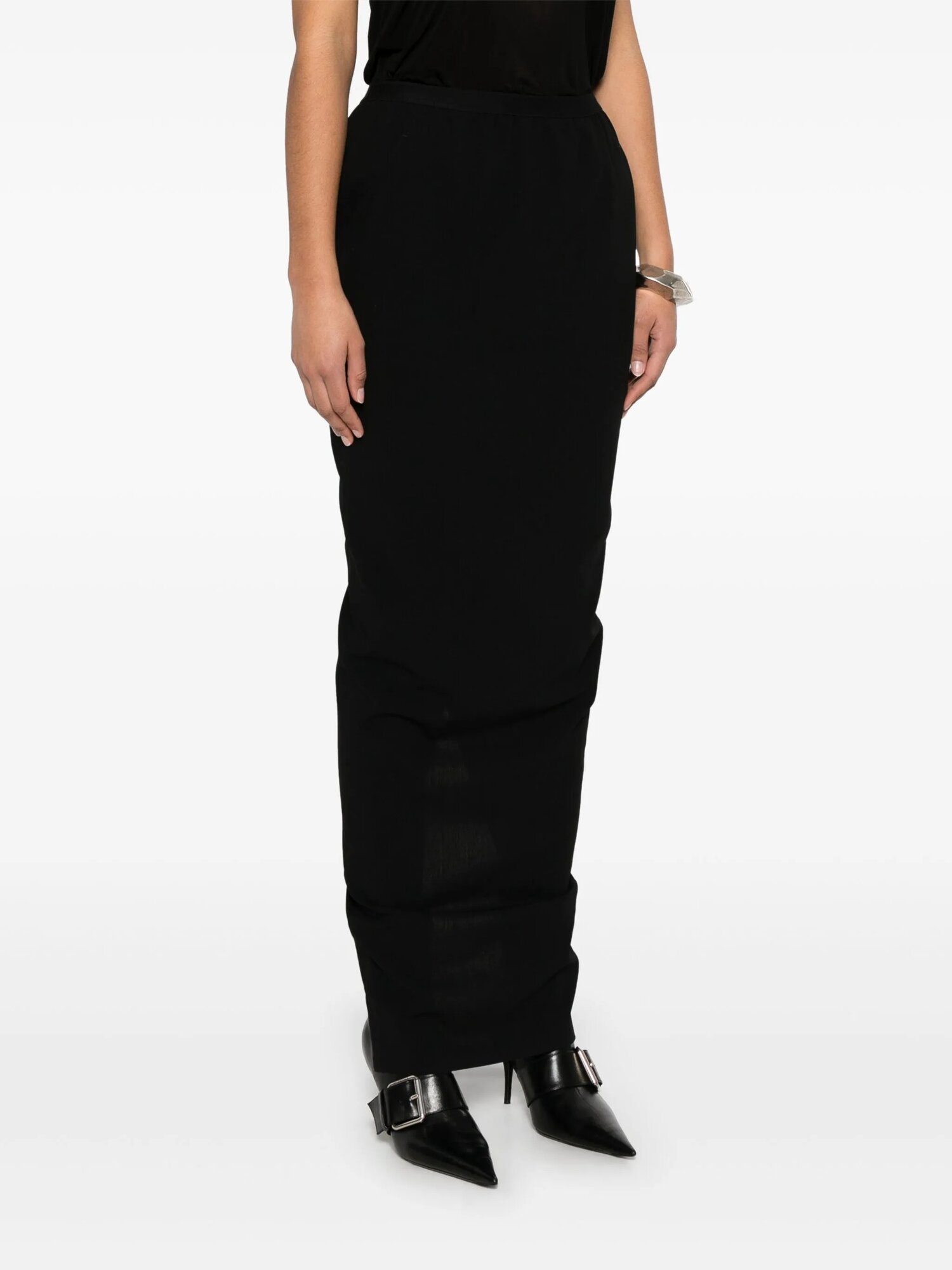 Юбка Rick Owens Soft Pillar, размер 44, black — фото 1