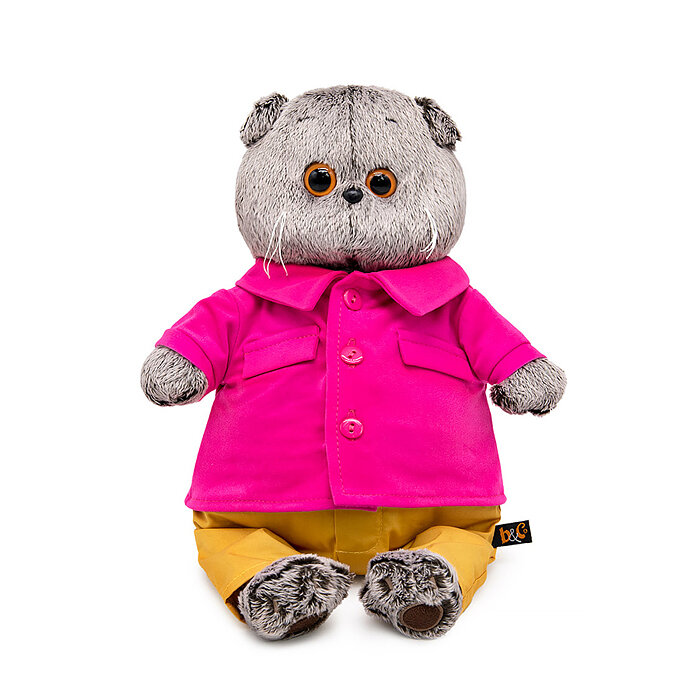 Кот Басик в яркой курточке