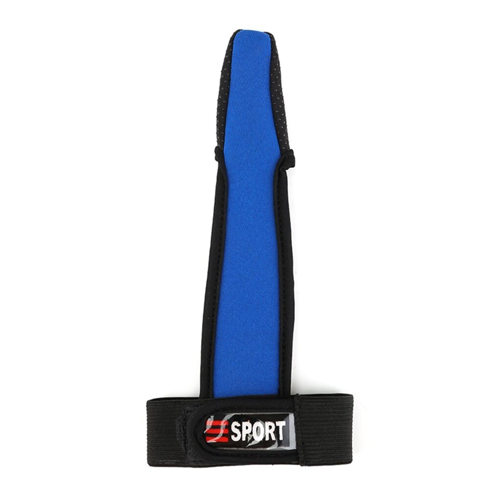 Перчатки с одним пальцем для метания на дальние дистанции, синие