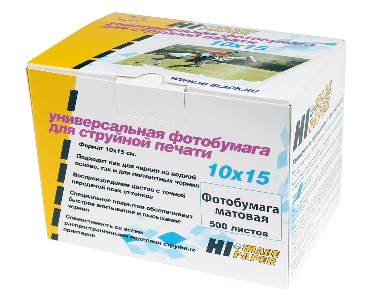 Фотобумага Hi-Image Paper матовая односторонняя, 10x15 см, 230 г/м2, 500 л.