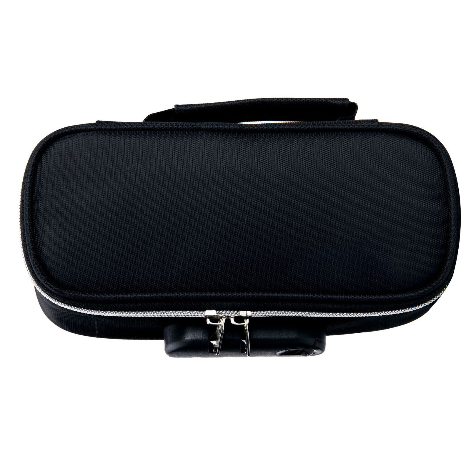 Пенал с замком, большой вместимости, стильный холщовый чехол для канцелярских принадлежностей для старшеклассников, черный