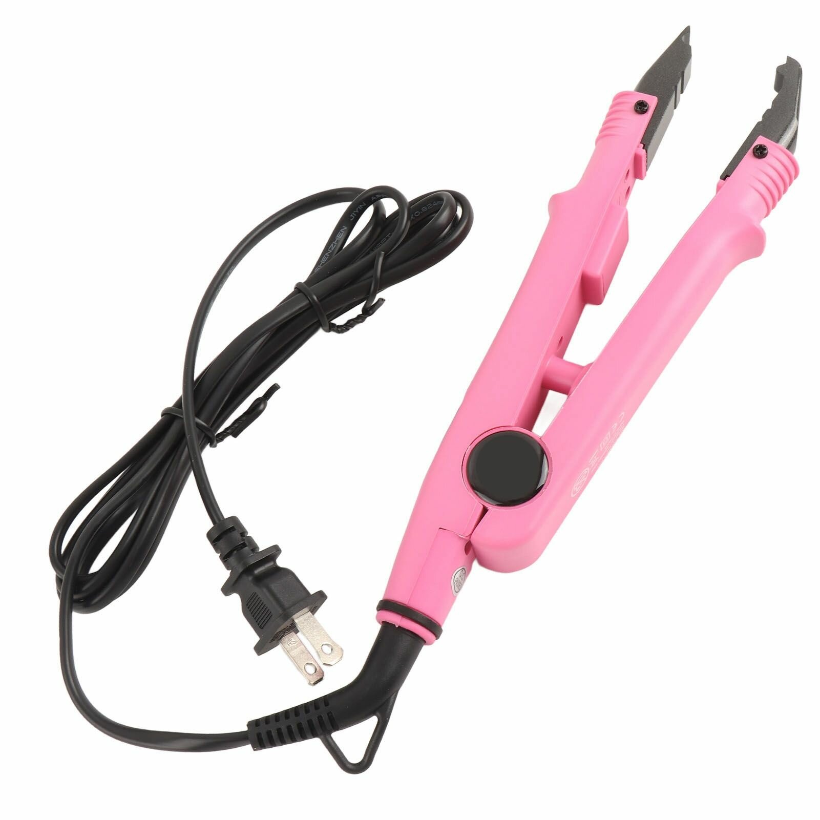 Утюг для наращивания волос с контролем температуры, машина с подогревом, кератиновый инструмент, 110-240 В, комплект для выпрямления волос с двойным напряжением