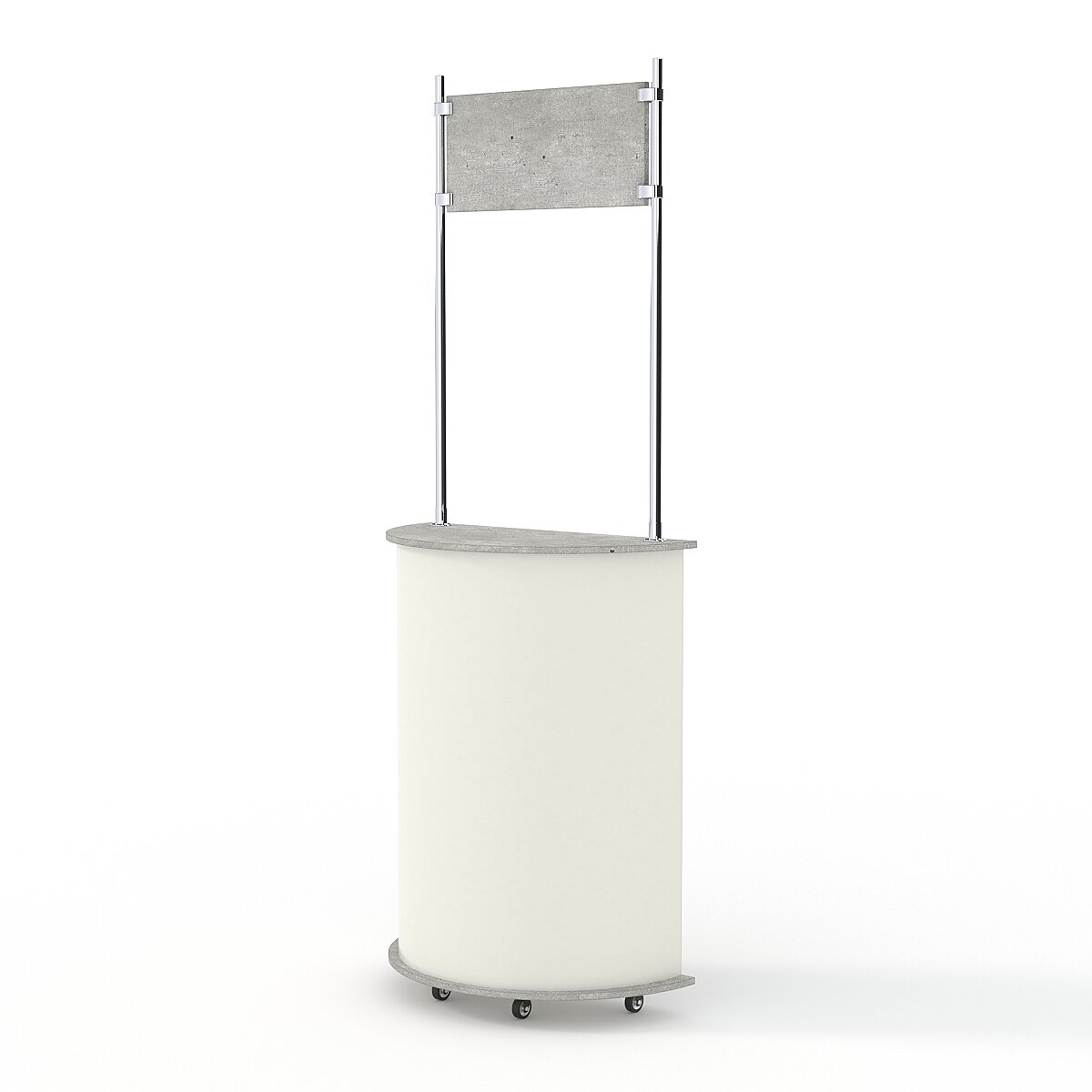 Стойка-ресепшн №1 передвижная, Метрополитан Грей. Производитель товара - компания Westcom.