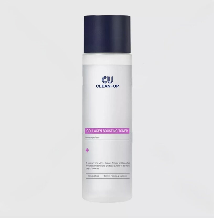Тонер бустер омолаживающий коллагеном CU CLEAN-UP Collagen Boosting Toner