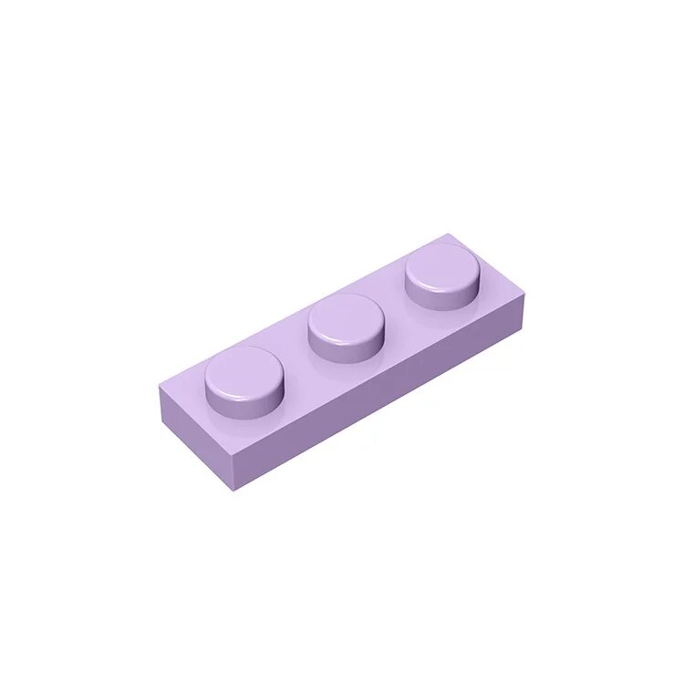 Пластиковый кубик LEGO, Сиреневый, Lavender(063)