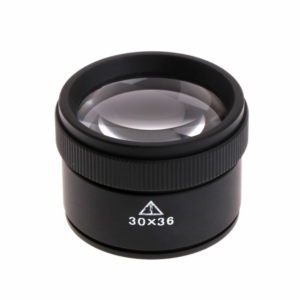 Компактная 30-Кратная Оптическая Лупа С Петлевой Лупой Микроскоп Увеличительное Стекло Объектив Портативный Фитинг для Ювелирных Монет Марок
