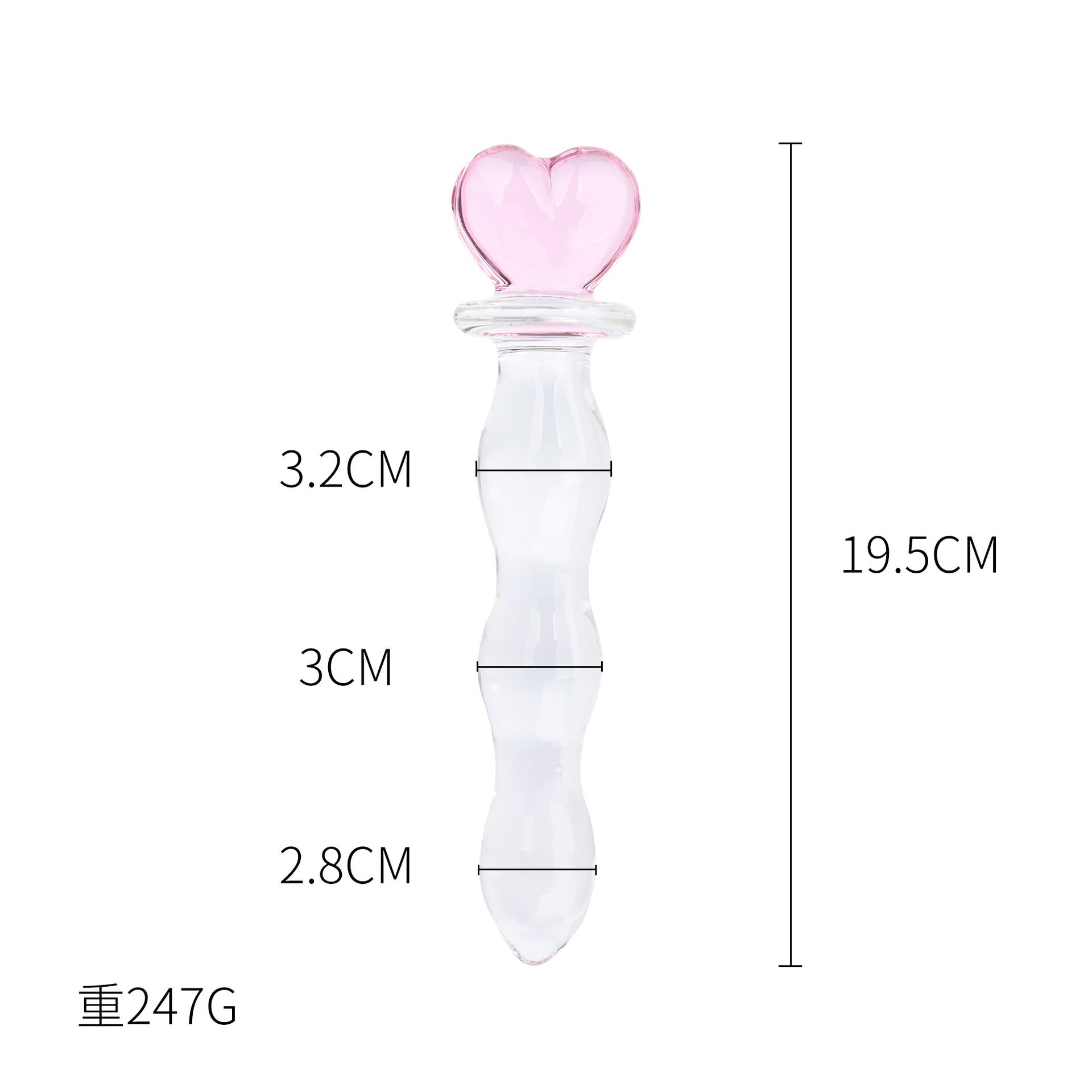 Кристаллическая анальная пробка стеклянный пенис анальный женский мастурбатор массажная палочка sm секс-игрушка обучение пары товары для взрослых