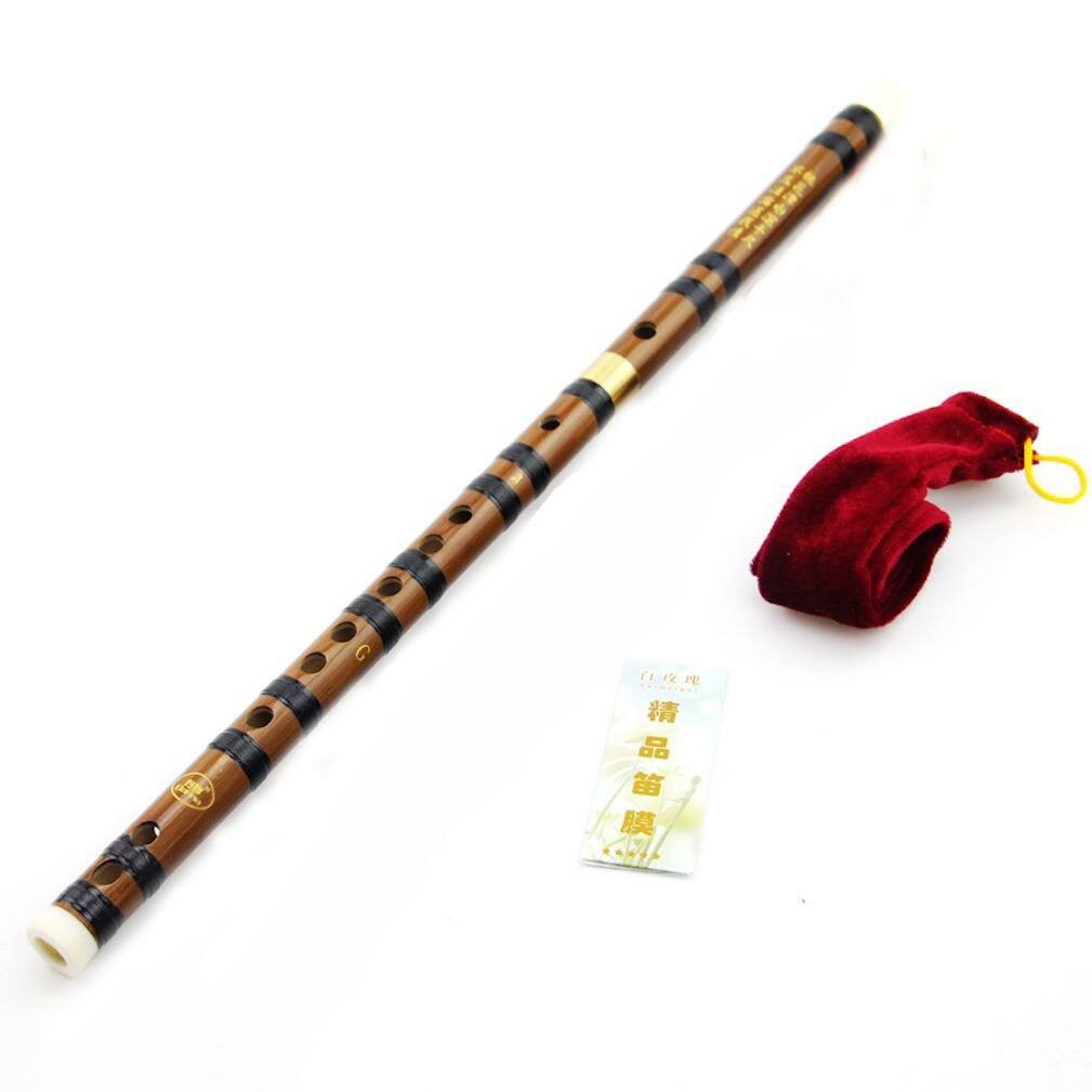 Бамбуковая флейта Дизи для новичков Две съемные части 689 Китайская флейта Музыкальный инструмент -hj
