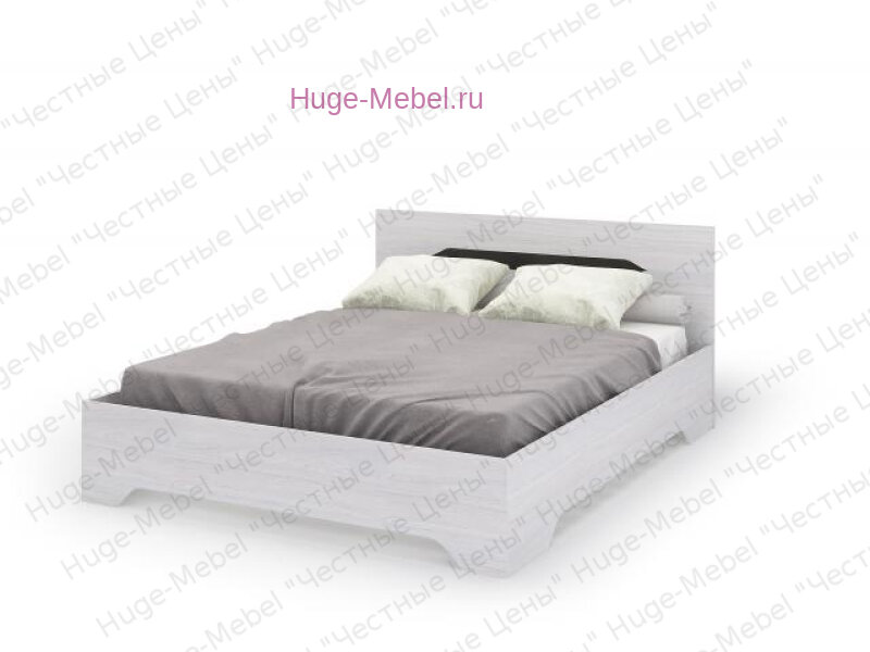 Двуспальная кровать "Валенсия КР 014" Huge Mebel . Ширина 1640 Высота 2060. Кровати