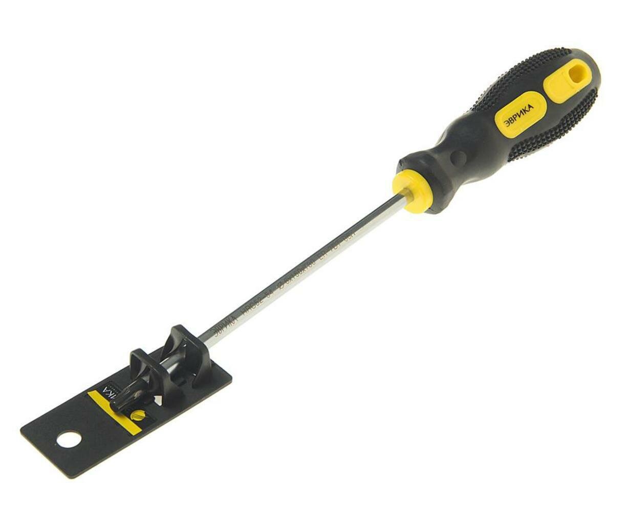 Отвертка TORX T30х150мм магнитная с противоскользящей ручкой (с держателем) эврика