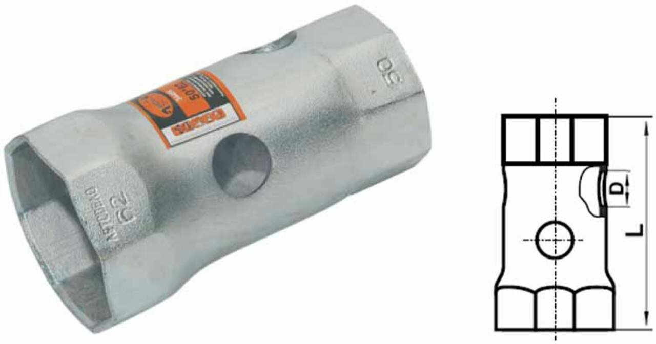 Ключ ступицы 50х62мм ГАЗ-2217,3302 автодело