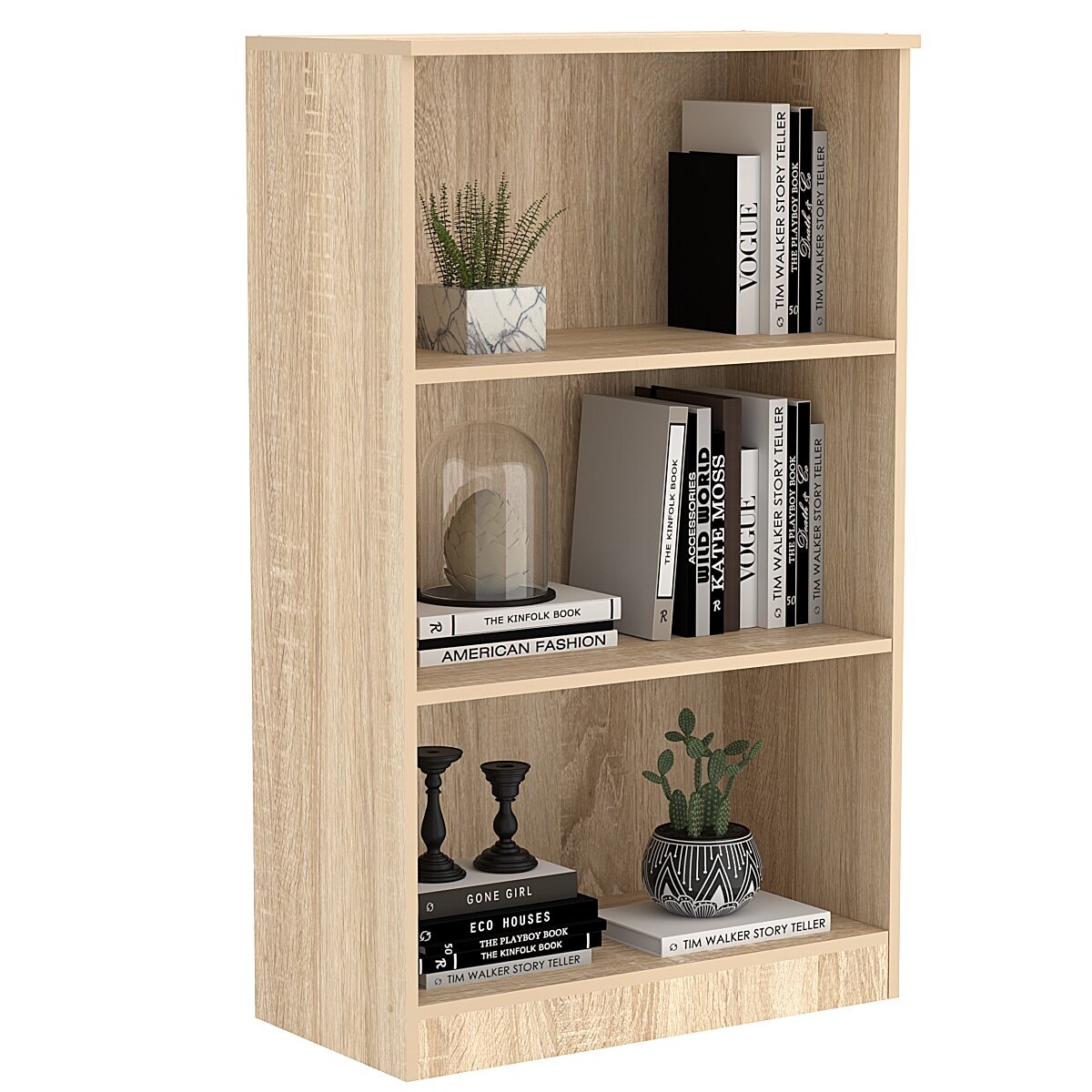 Стеллаж офисный вектор СТ-04, Дуб сонома. Производство товара - компания ТОБ.