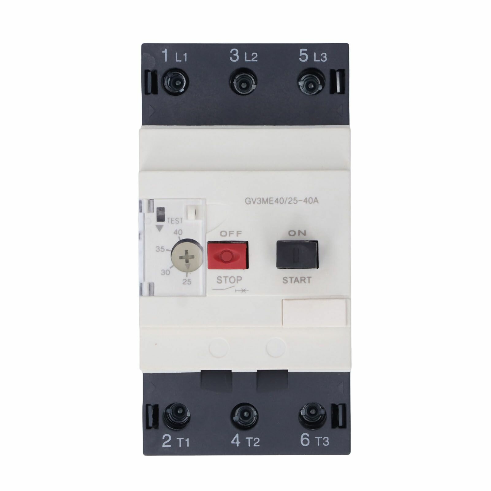 Автомат защиты моторов на 690В, 10000 циклов, кнопочный термомагнитный выключатель, PA66 с высоким прочностью