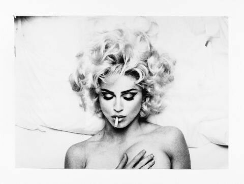 Плакат, постер Madonna, Мадонна на бумаге, размер 21х30см