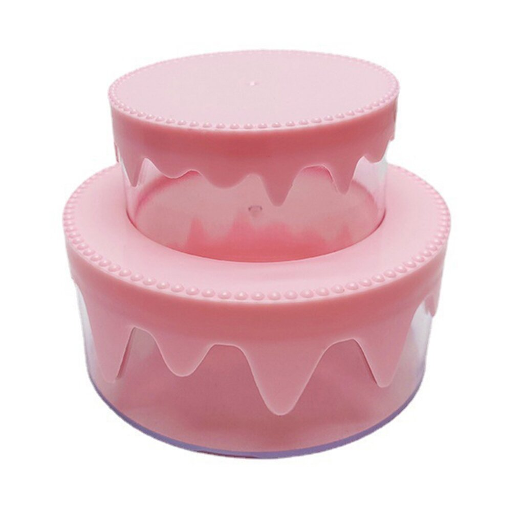 Портативный Diy Cream Cake Box Container Louldry Organizer Пластиковый материал