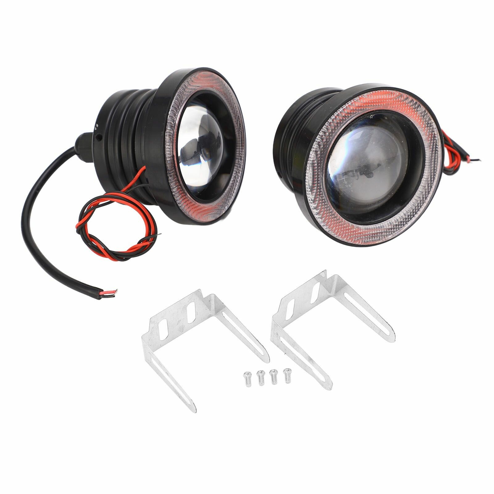 Светодиодные лампы противотуманных фар 3 дюйма, ангельские глазки, IP65, универсальные