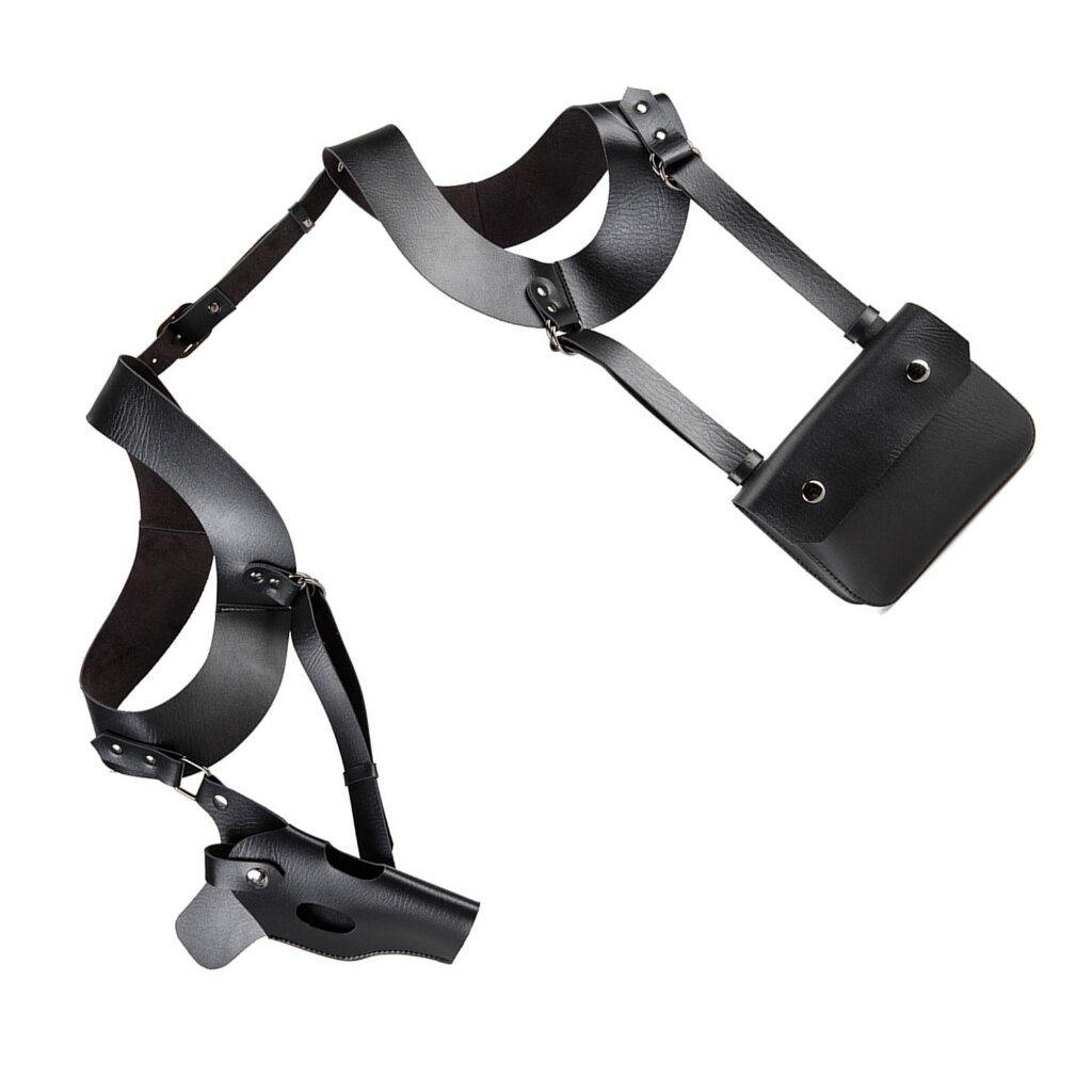 Регулируемая Кожаная Сумка-Кобура Через Плечо Для Косплея И Приключений На свежем Воздухе