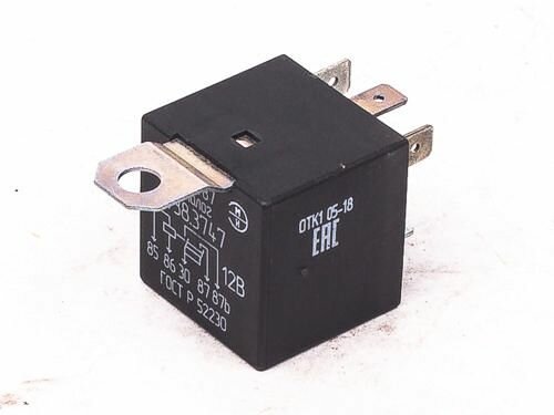 Реле стартера к авто ГАЗ ПАЗ УАЗ 12В ЭМИ аналог 738.3747 5-ти конт. 35.3787