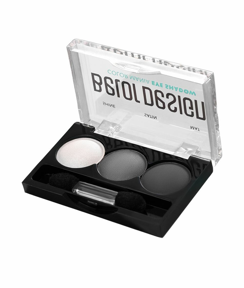 Belor Design Тени для век Color mania, Тон 31 Серый