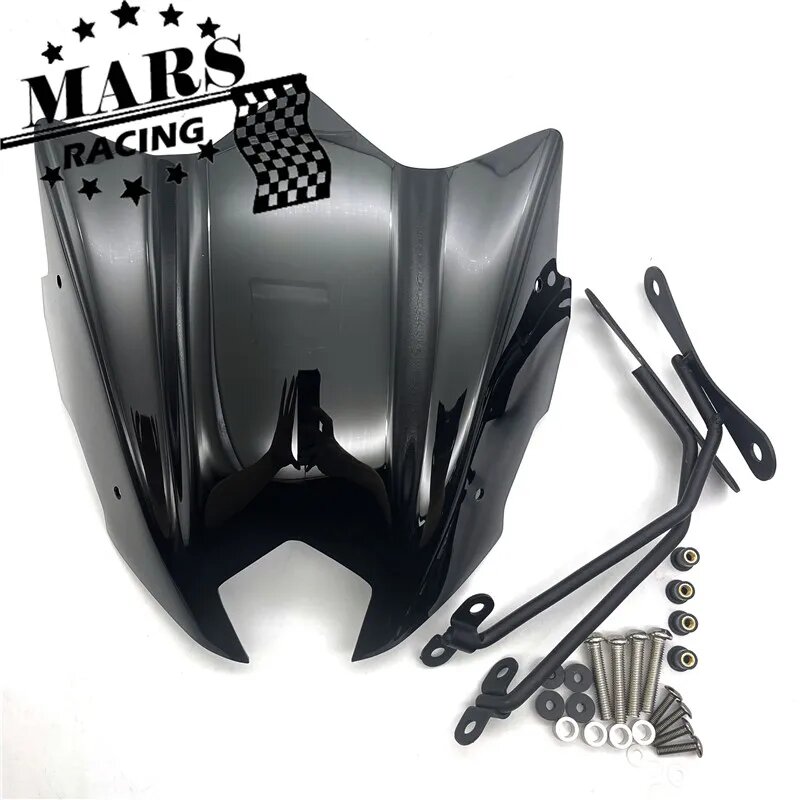 Ветровое стекло для мотоцикла YAMAHA FZ 8 FZ8 fz8 Sport screen 2010-2017, Черный