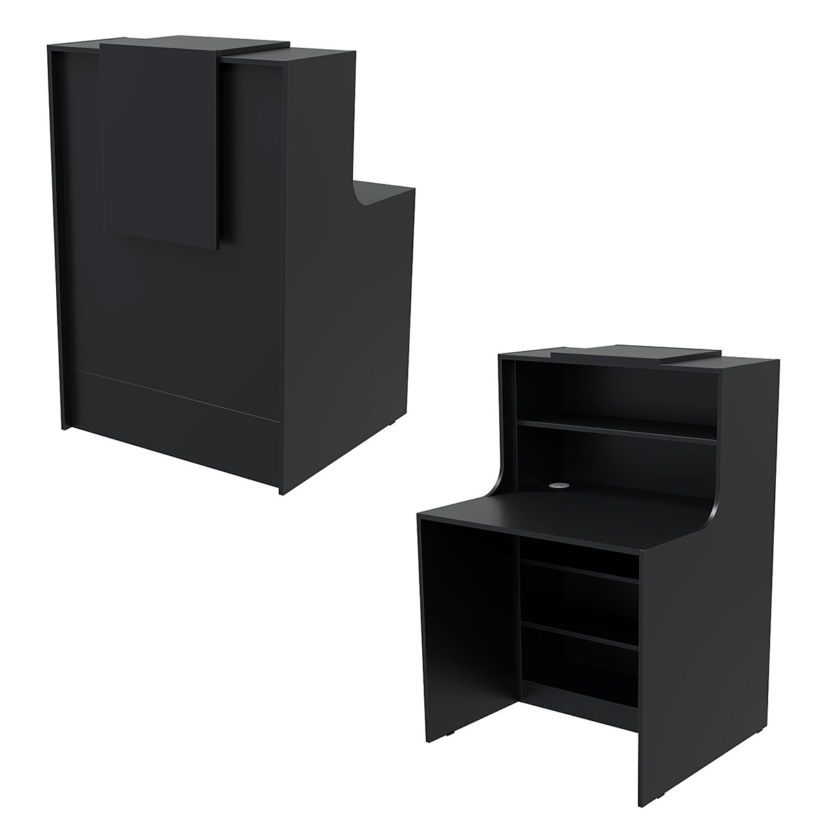 Ресепшн "стайл" №1А, Черный. Производитель товара - компания Westcom.