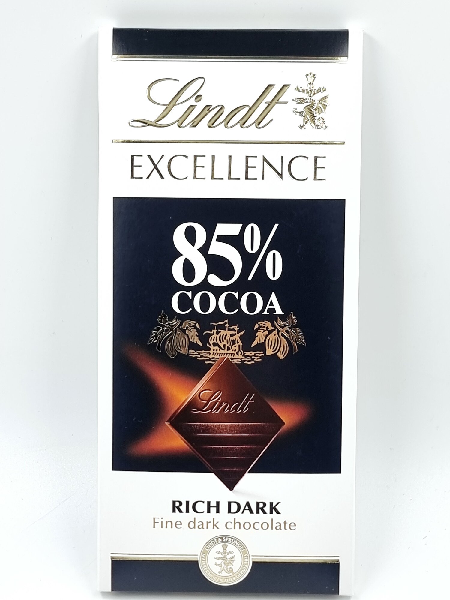 Lindt Excellence темный шоколад 85 % Какао , 100 г (Франция)