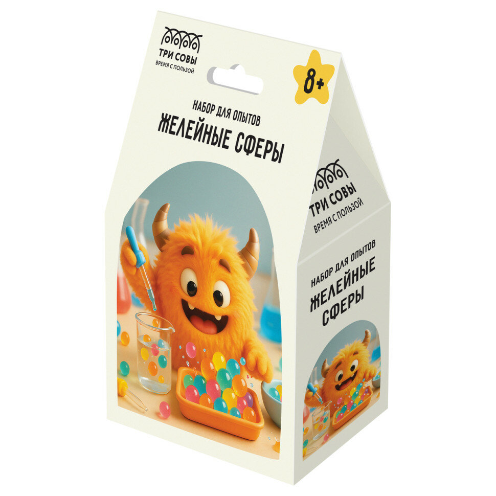 Набор для проведения опытов ТРИ совы "Желейные сферы", 384273