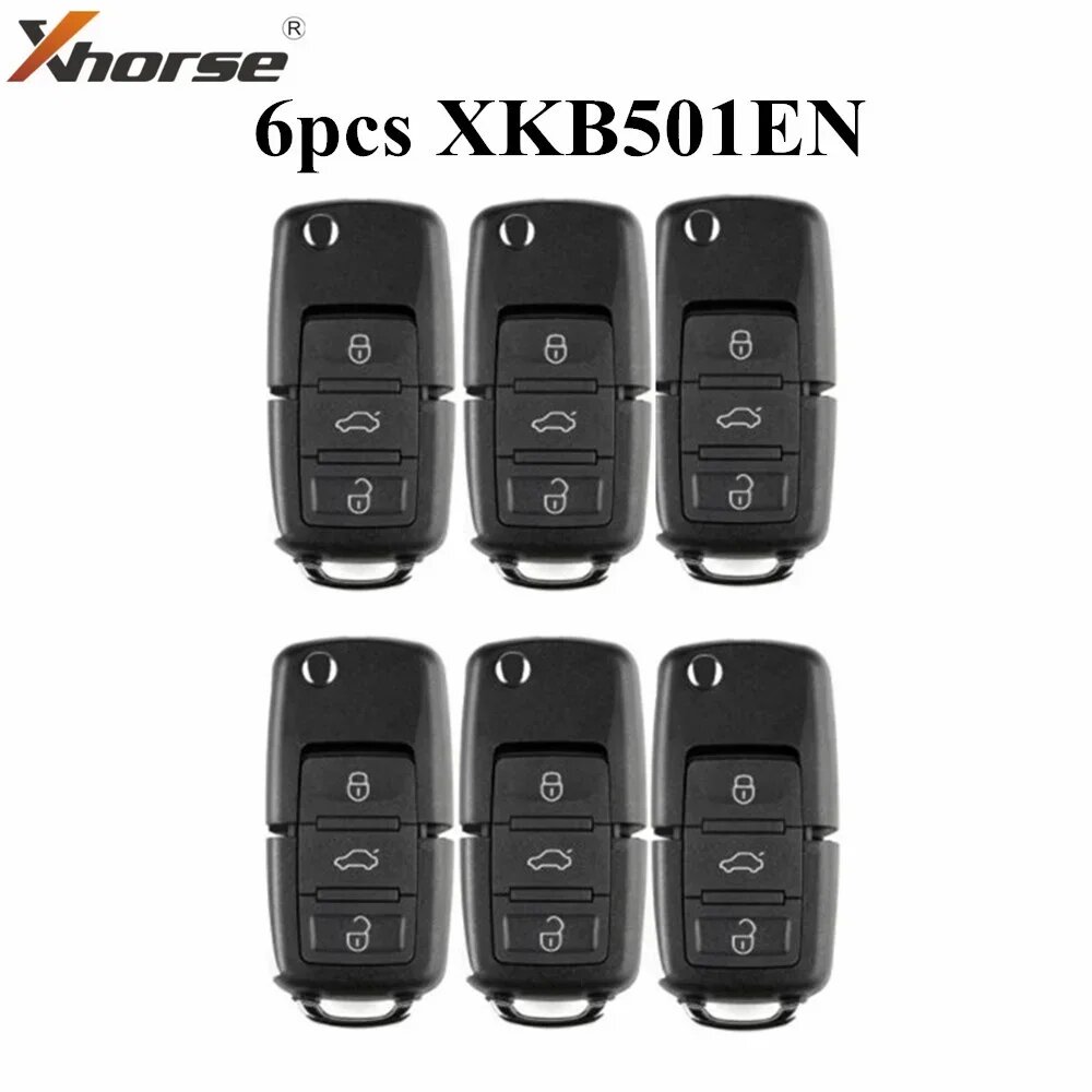 Инструмент для ключей Xhorse VVDI BEE, приемопередатчик с детектором частоты Lite, работает с телефоном на Android, получите бесплатно 6 пультов дистанционного управления XKB501EN, 6 KEYS