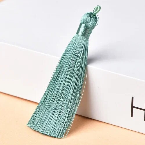 Браслет с кисточками, кулон, аксессуар «сделай сам» Изумрудный, 02