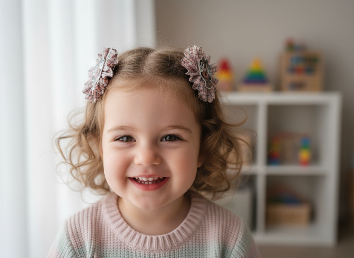 Бантик для волос , для девочек, нарядный , удобный, практичный