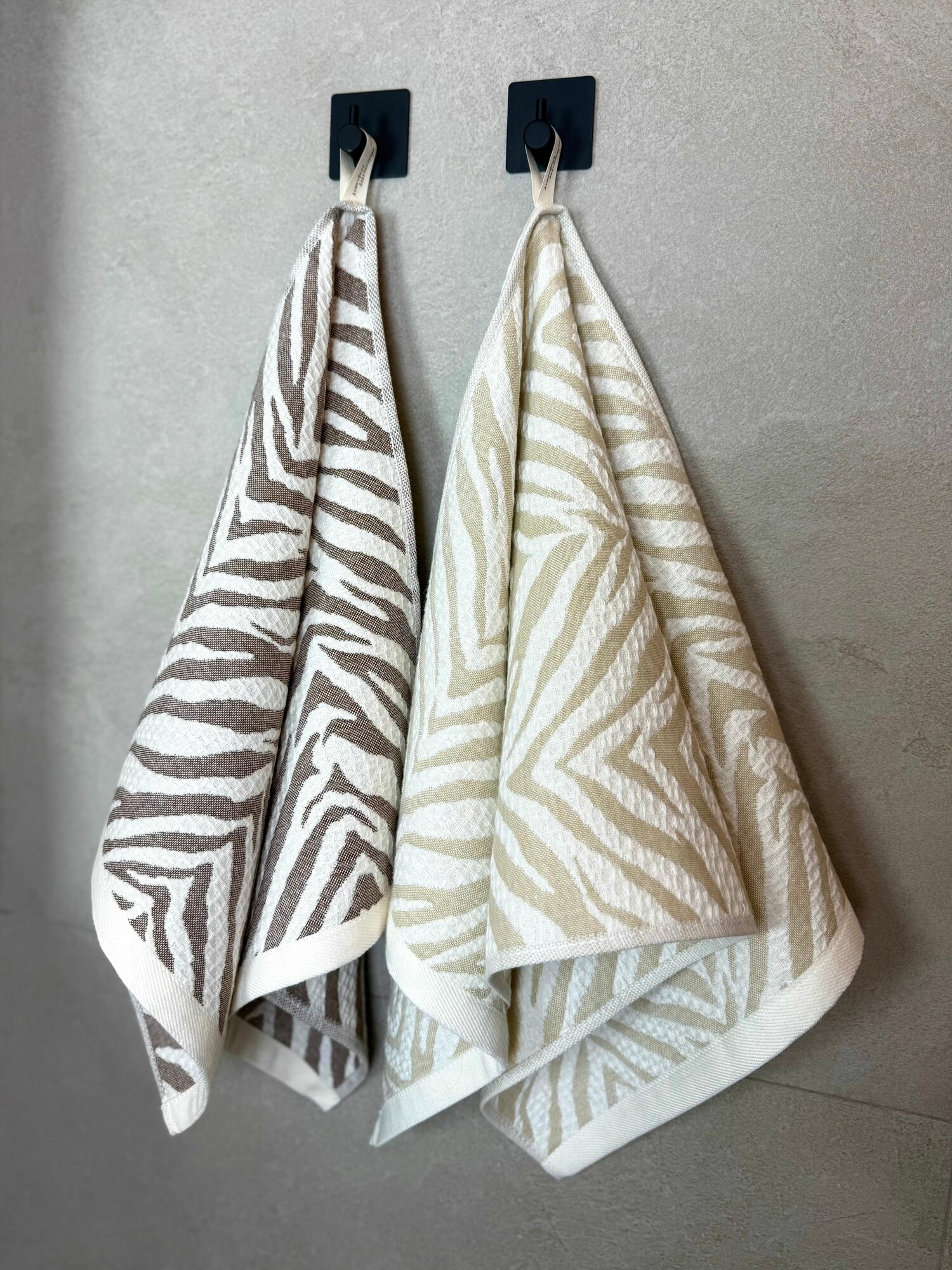 Полотенце для рук и лица / комплект вафельное полотенце 2 шт