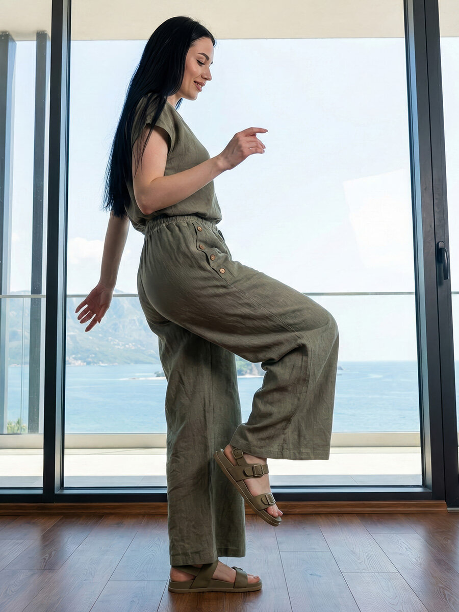 Брюки палаццо