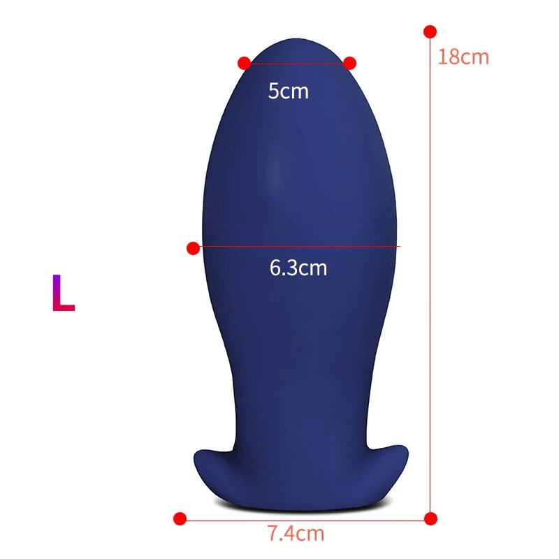 Анальная пробка Navy blue L, 18см
