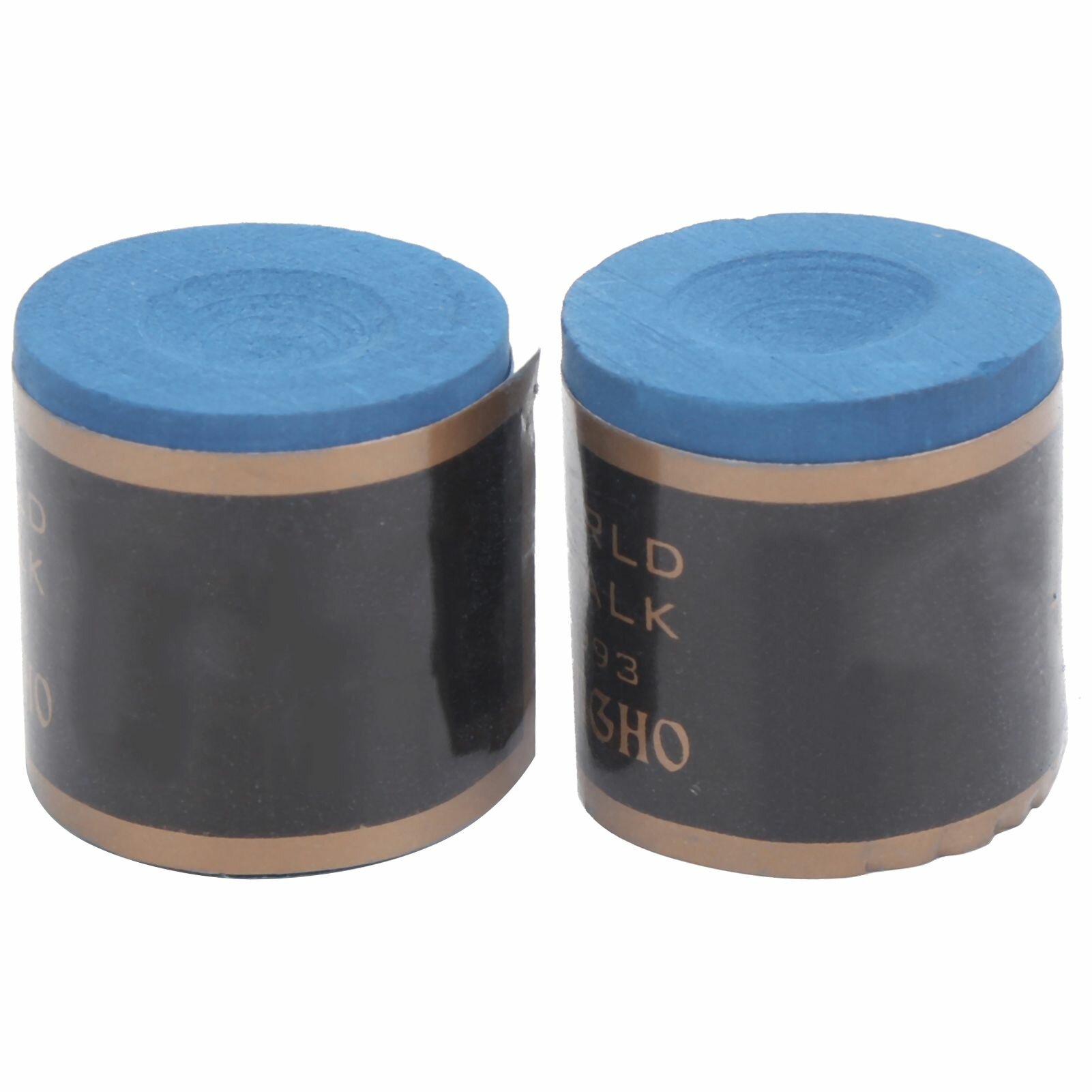 Набор из 2-х насадок для бильярдного кия с защитой от скольжения, синего цвета, для аксессуаров для бильярдного стола, мел в комплект не входит