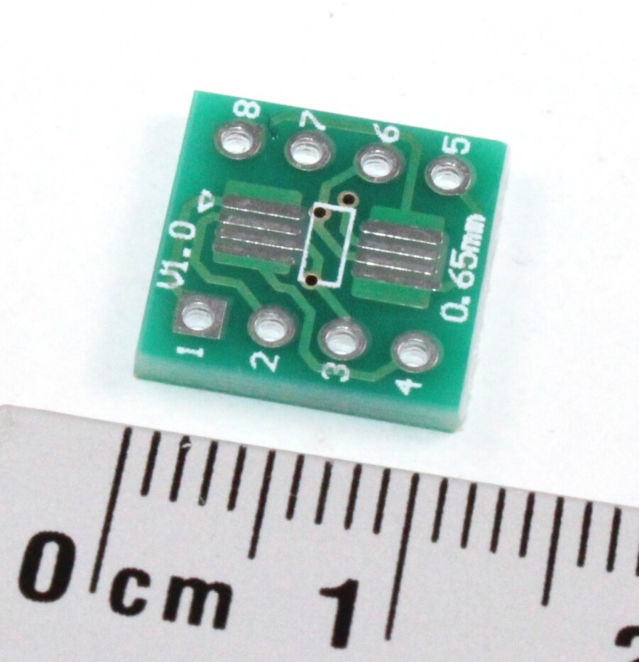 DIP-SOP8 SSOP8 TSSOP8-0.65/1.27mm, Плата-переходник