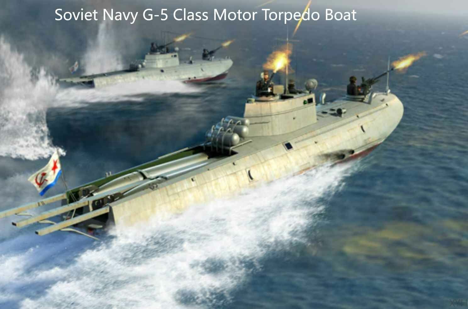 Trumpeter I Love Kit Моторная торпедная лодка советского флота класса G-5 сборная модель корабля