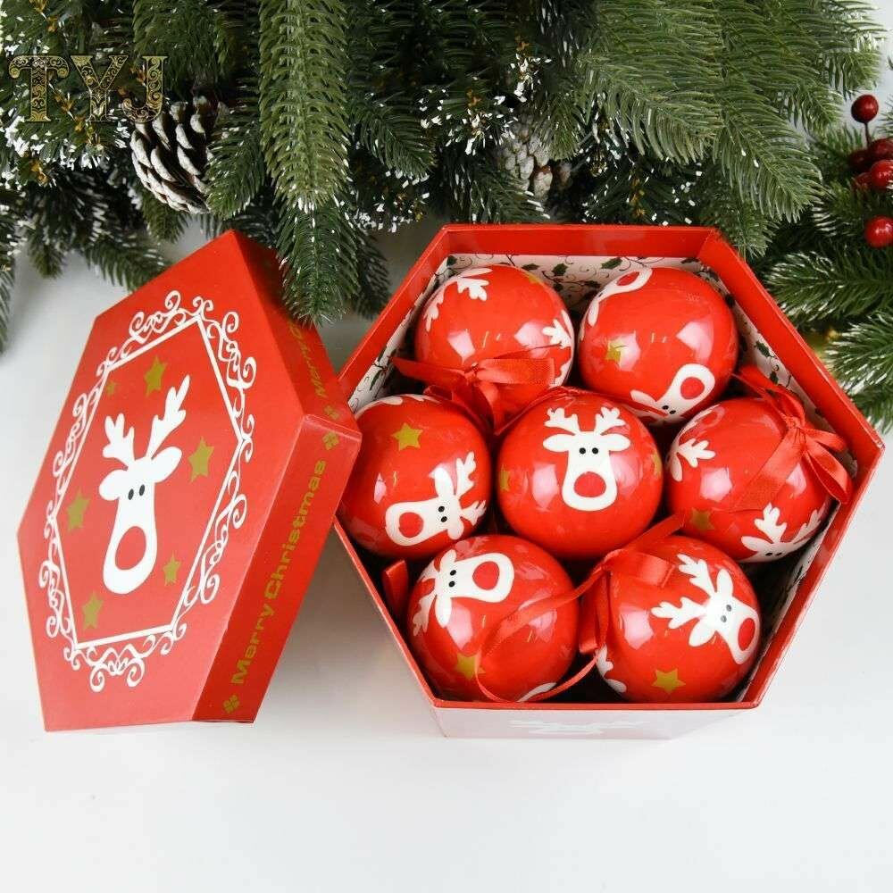 Елочный шар, диаметр 20 см, 14 шт