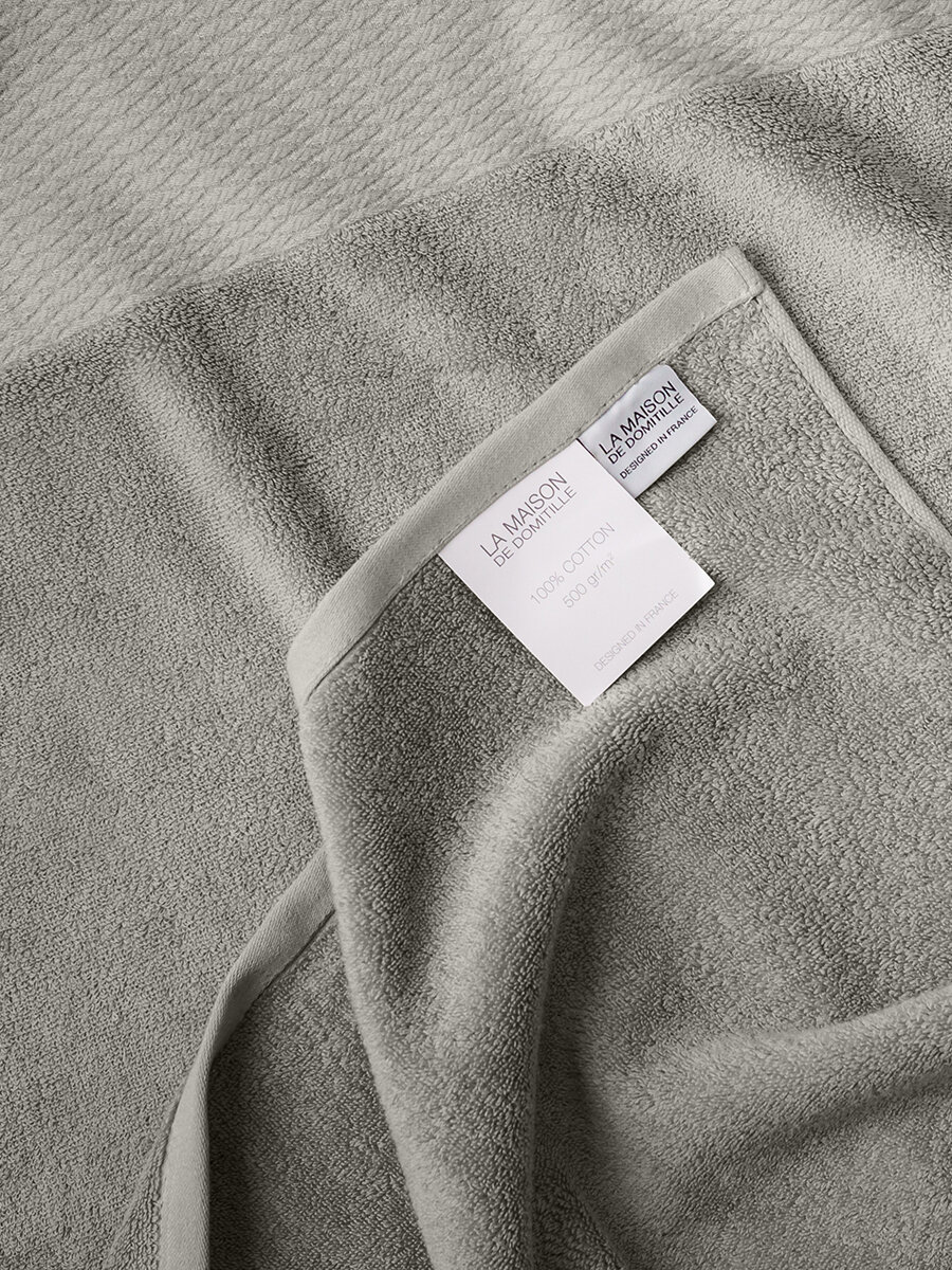 Полотенце La Maison de Domitille Madison Silver 40x76 см