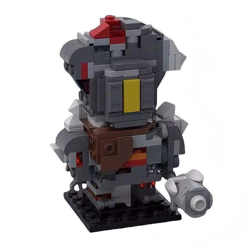 Конструктор Bricklink MOC Game Risk of Rain 2 Void Reaver Seeker Серый, 207pcs False Son